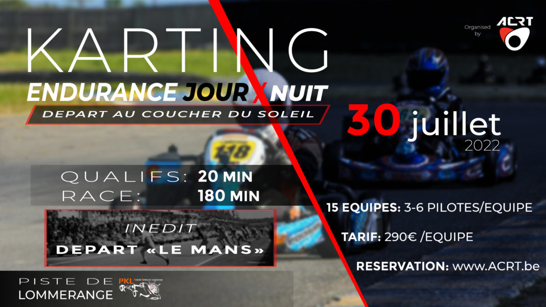 Karting : une course d'endurance nocturne organisée à Lommerange