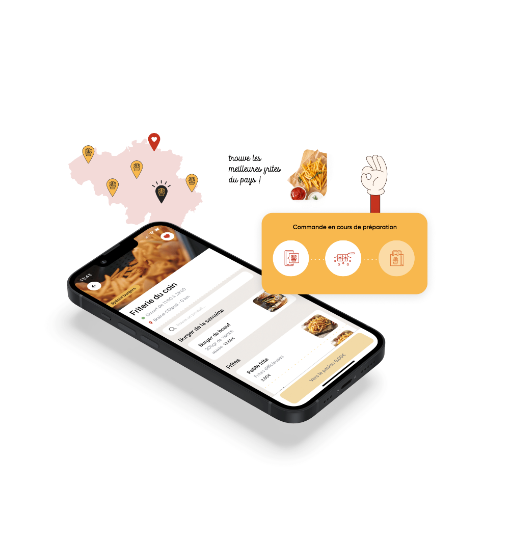 Fritzy : commandez désormais vos frites en ligne et évitez les files